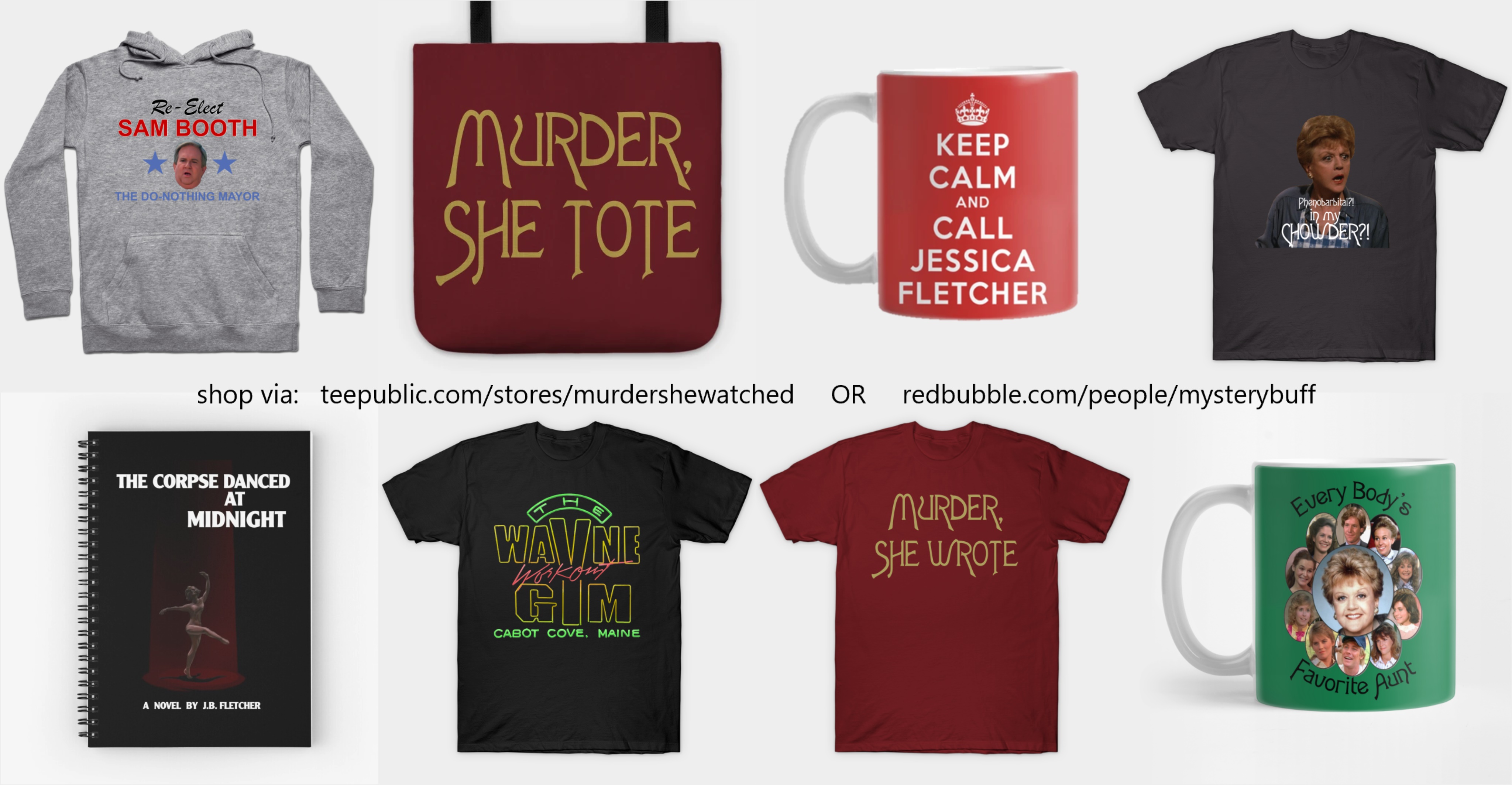 Gifts for Murder, She Wrote Fans – Murder, She Watched