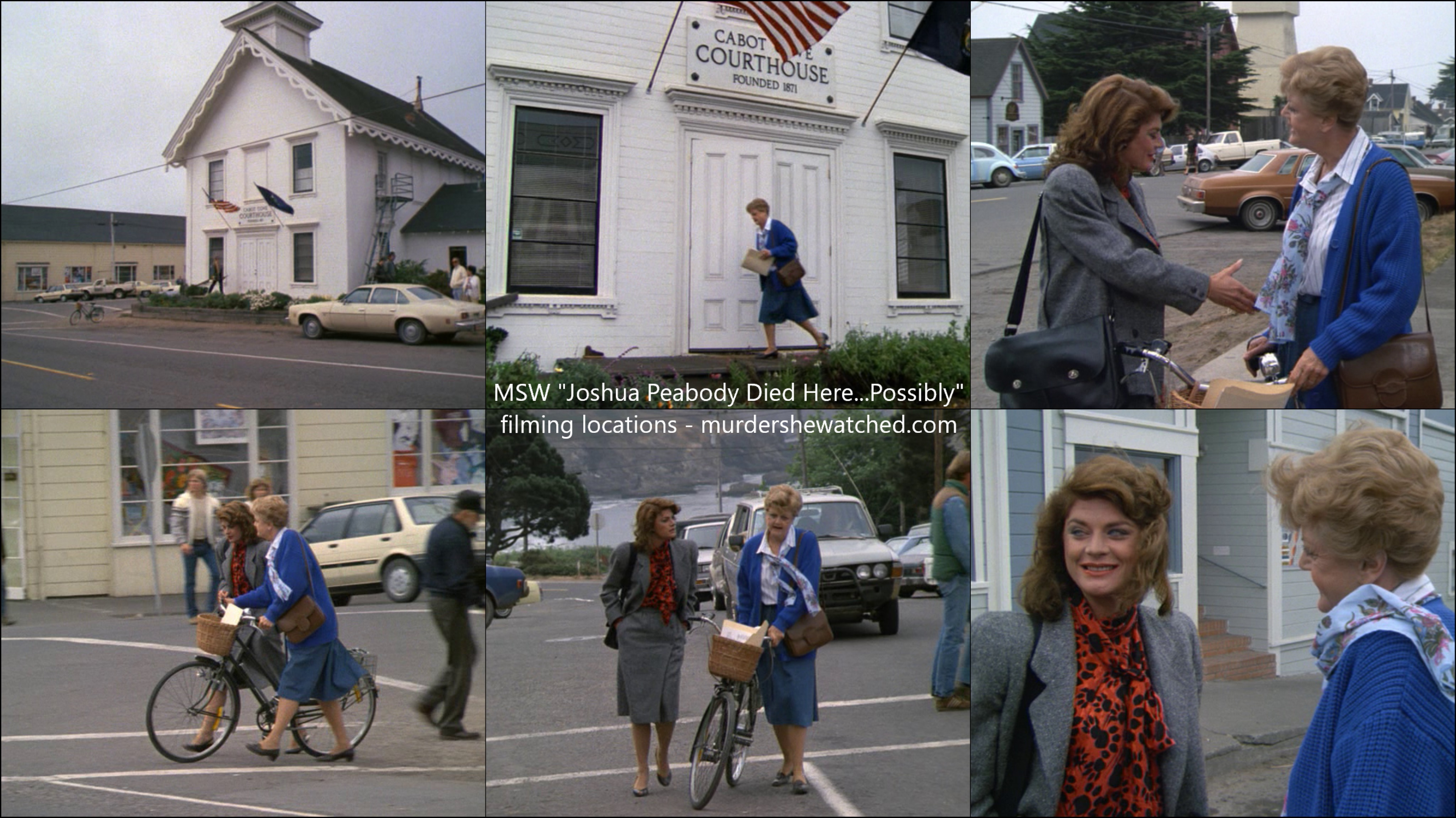 Mendocino as Cabot Cove in “Joshua Peabody Died Here… Possibly ...