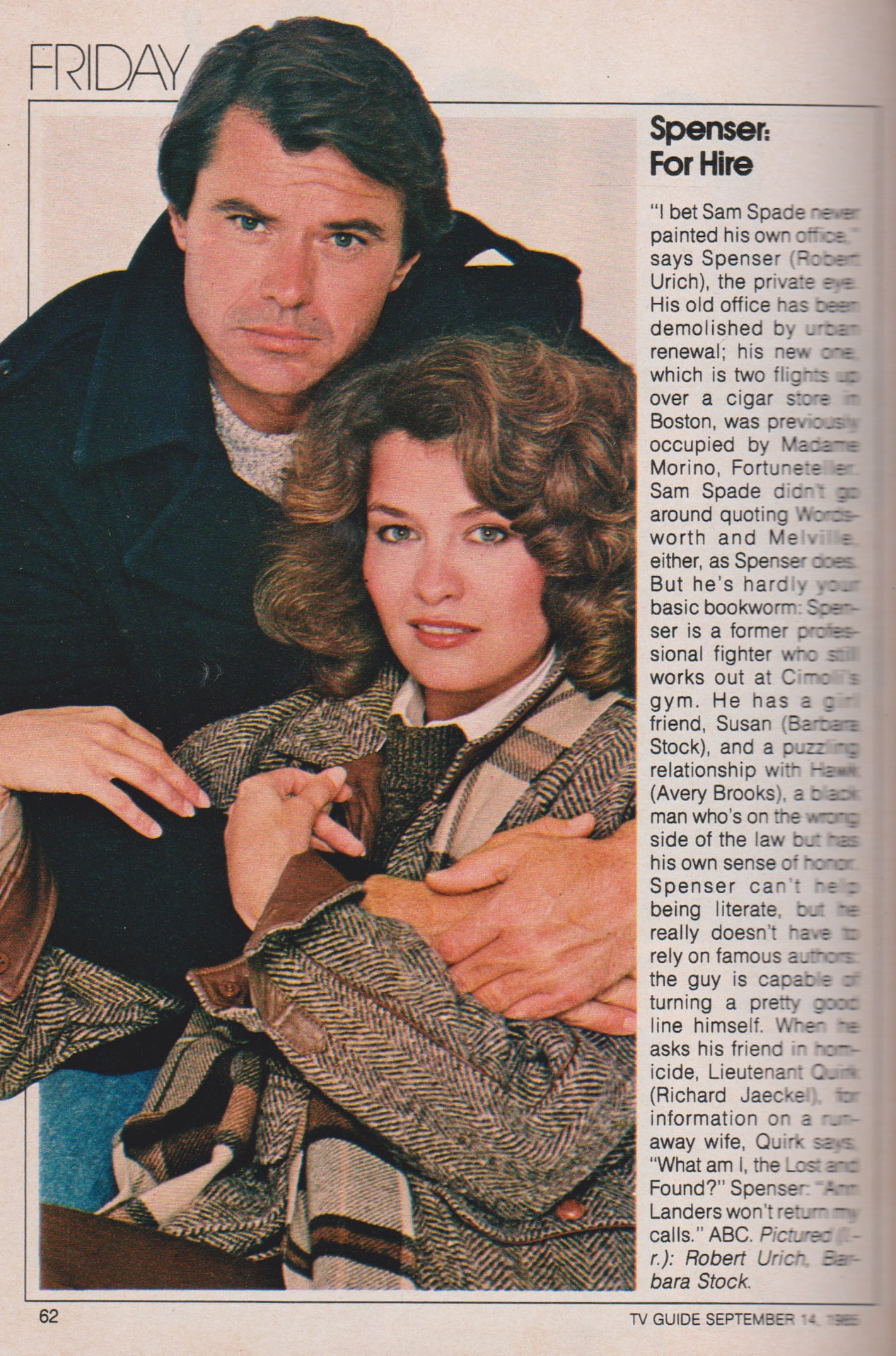 Jessica Fletcher’s Contemporaries Part 2: Detective shows during the ...