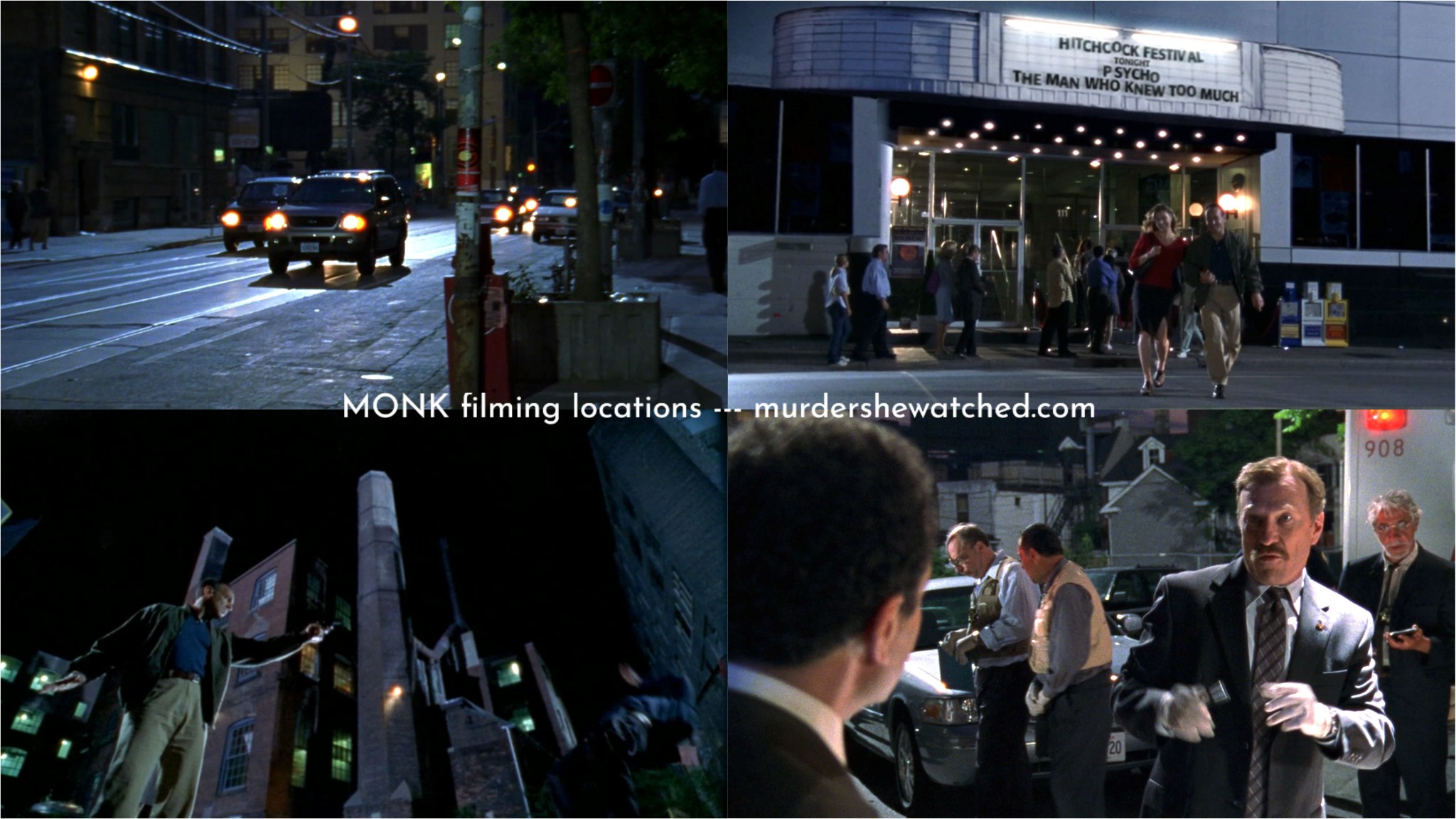 MONK Toronto filming locations – Murder, She Watched