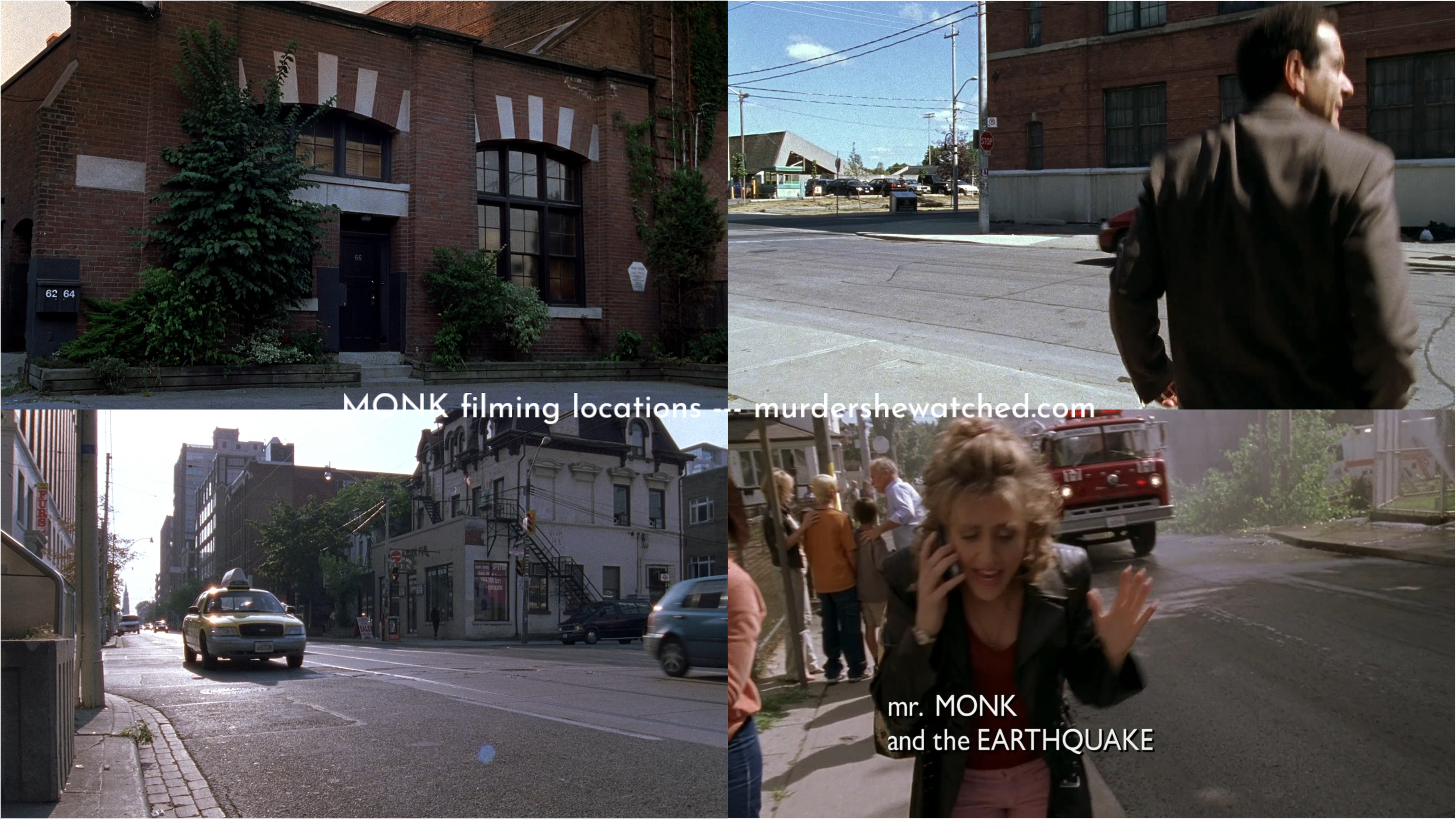 MONK Toronto filming locations – Murder, She Watched
